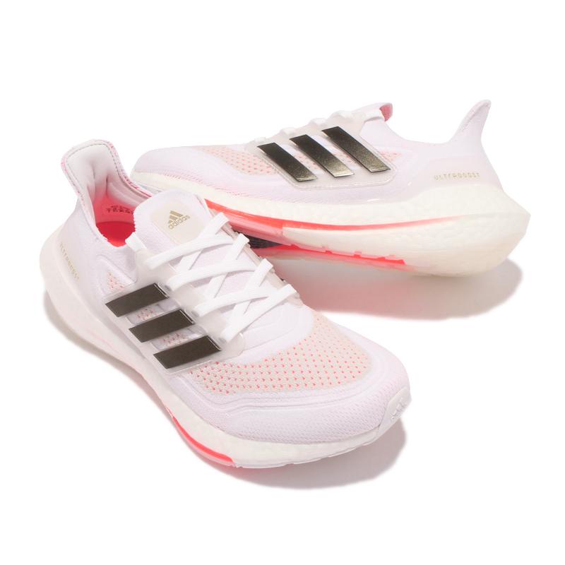 Adidas ULTRABOOST 21 TOKYO 女跑鞋 白黑橘 S23840 | 蝦皮購物