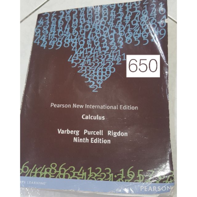 微積分原文書 Calculus Varberg Purcell Ninth Edition | 蝦皮購物