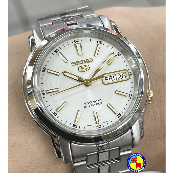 【全新原廠SEIKO】7S26-21石全自動防水機械錶 SNKL77K1【天美鐘錶店家直營】【下殺↘超低價有保固】 | 蝦皮購物