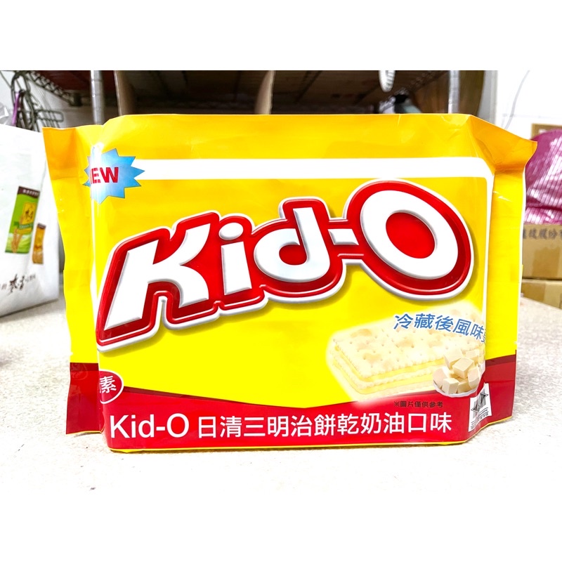 【新現貨】Kid-O 日清三明治餅乾 奶油口味 340g/袋裝/保存期限2025.02 | 蝦皮購物