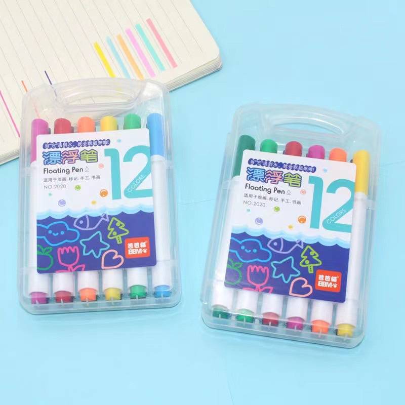 12 Colors DIY Drawing Floating Pen Painting Marker Doodle | 蝦皮購物