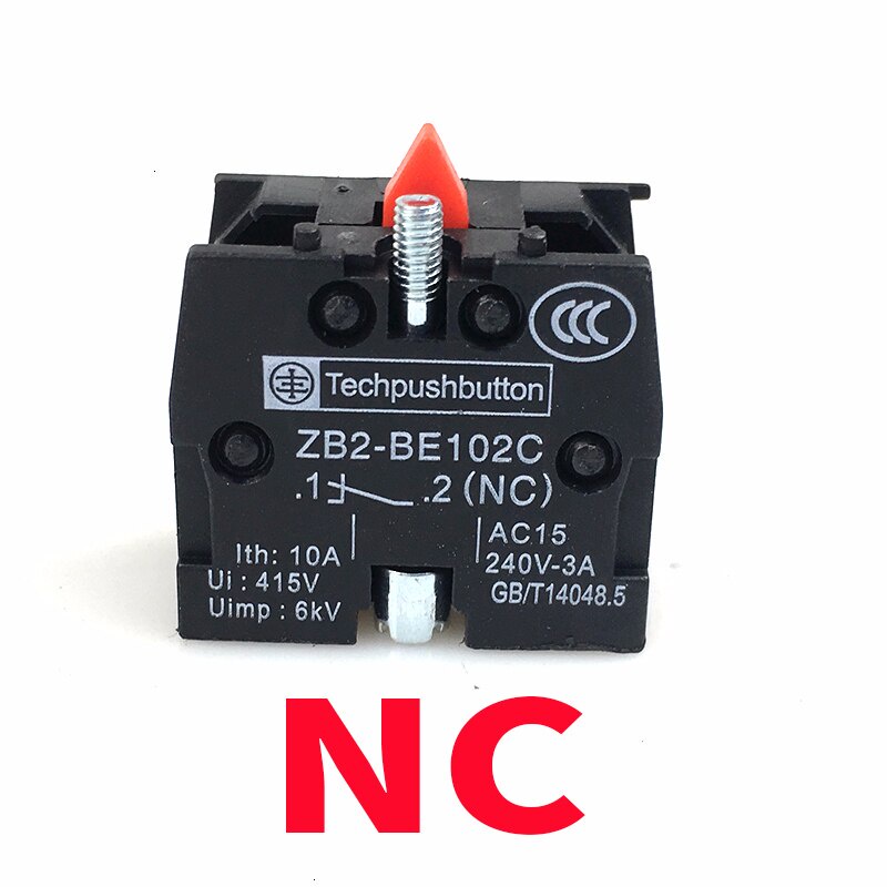 100 件 Xb2 按鈕開關 Zb2be102c(nc) 觸點塊 Zb2-be101c(無) | 蝦皮購物