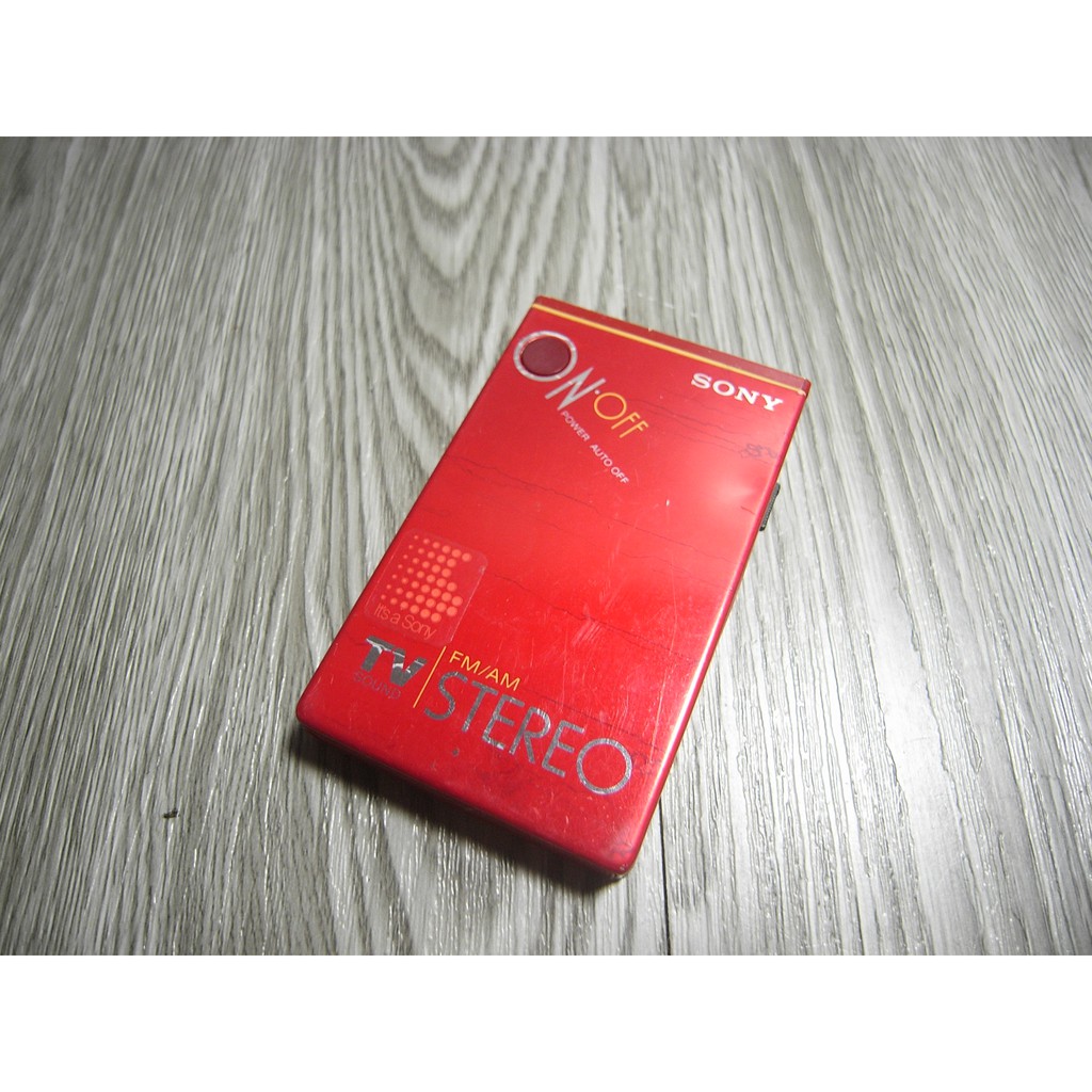 二手 故障 日本製 早期 SONY SRF-12 卡式 收音機 AM / FM 電台 -適合當店內擺飾或道具 | 蝦皮購物