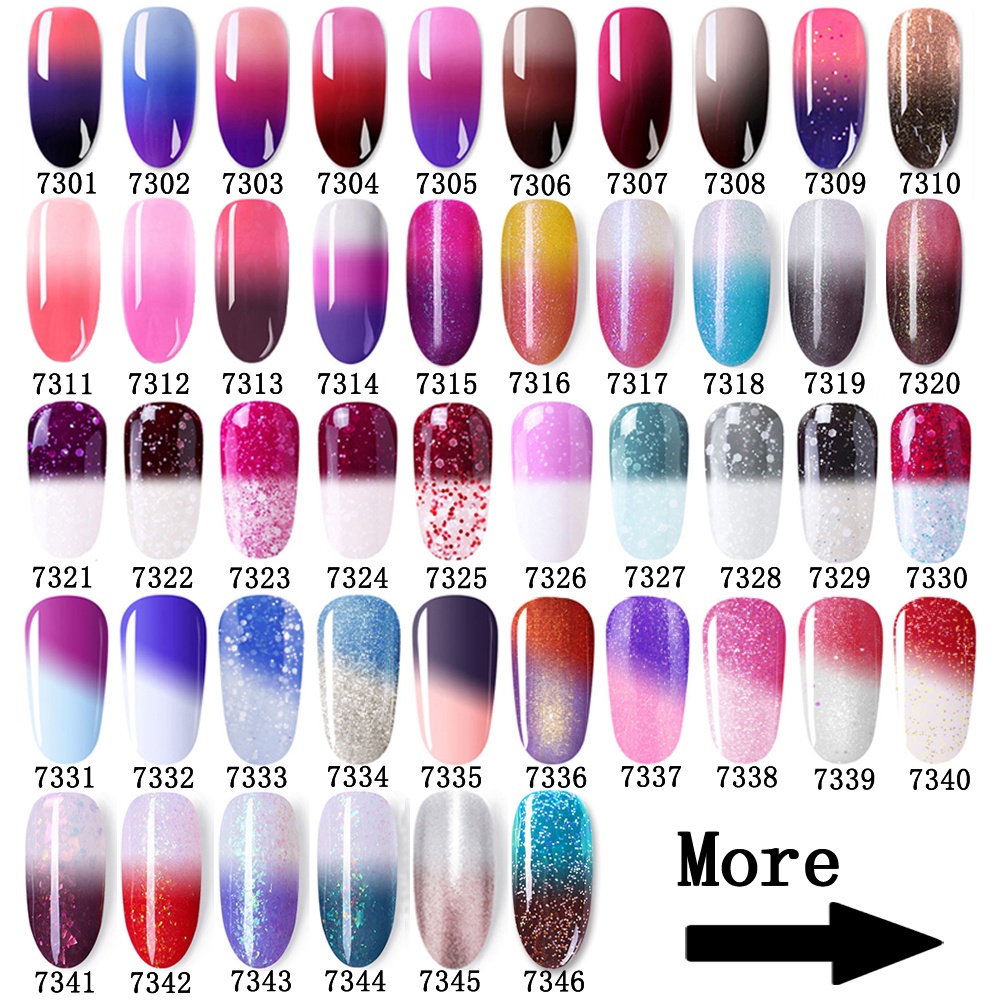 Gws MOONQ 溫變變色UV凝膠指甲油7ML 熱變色龍凝膠油152色 | 蝦皮購物