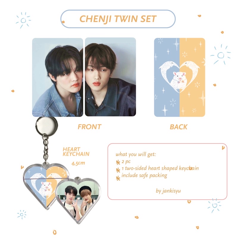 Jankisyu 的 Chenji Jichen 照片卡 PC 套裝 | 蝦皮購物