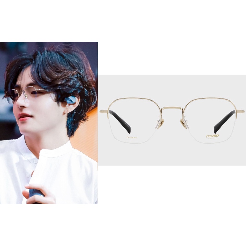 韓國代購★BTS V 金泰亨同款品牌正品 SCHOLAR C1 眼鏡 金色 防彈少年團 | 蝦皮購物