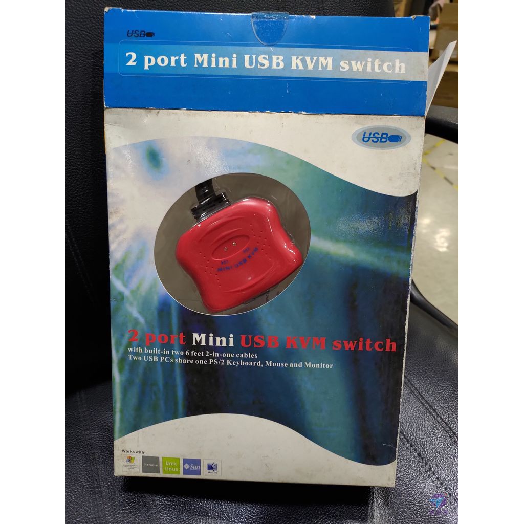 2 port Mini usb kvm switch 台灣製 USB KVM附線開關 | 蝦皮購物