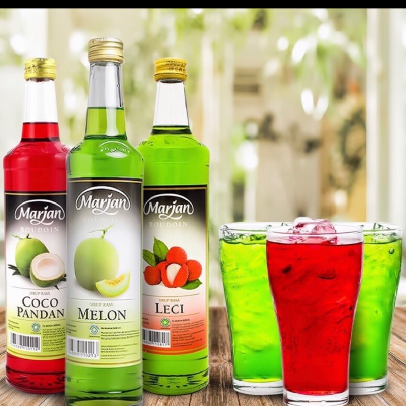 sirup marjan 濃縮果汁 cocopandan melon syrup | 蝦皮購物