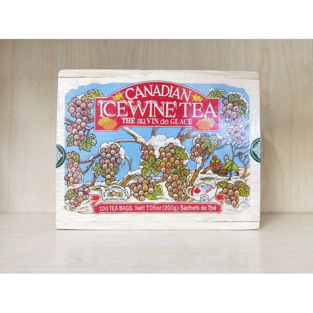 (即期出清) 加拿大 MlesnA ICEWINE TEA 冰茶楓葉茶 木盒包裝100入 | 蝦皮購物