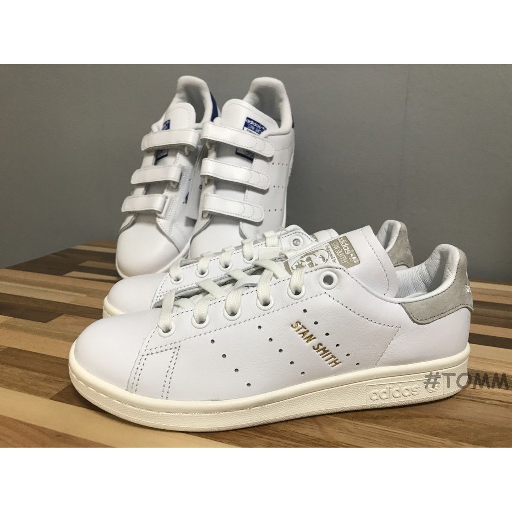 【Tom-m】零碼出清 ADIDAS ORIGINALS STAN SMITH 魔鬼氈 灰尾 BZ0460 S80042 | 蝦皮購物