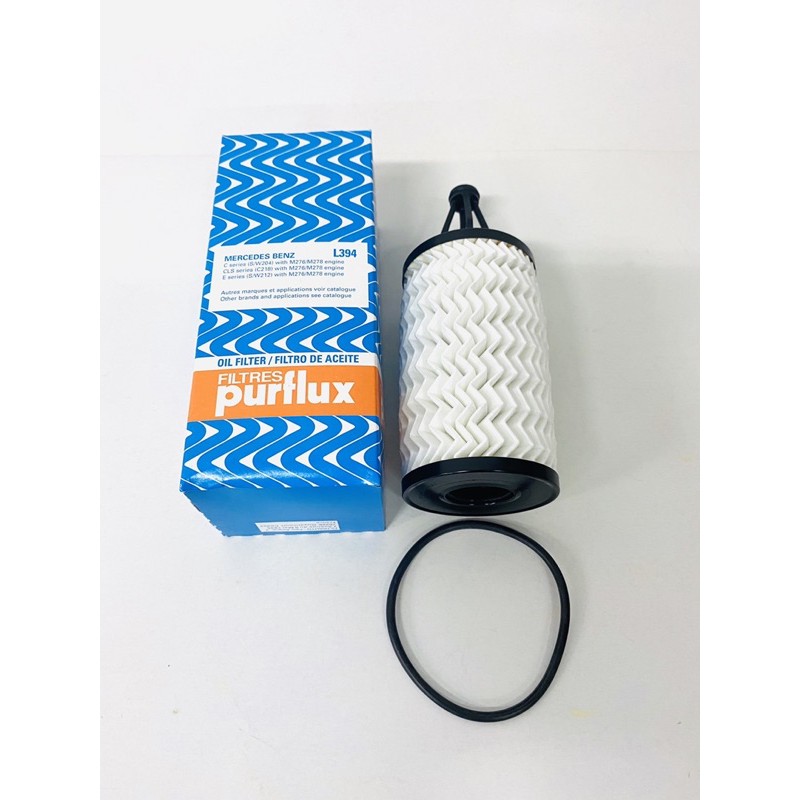 PURFLUX 機油芯 L394 BENZ 賓士 W213 E43 W205 C43 GLA43 汽油車 M276 法國 | 蝦皮購物
