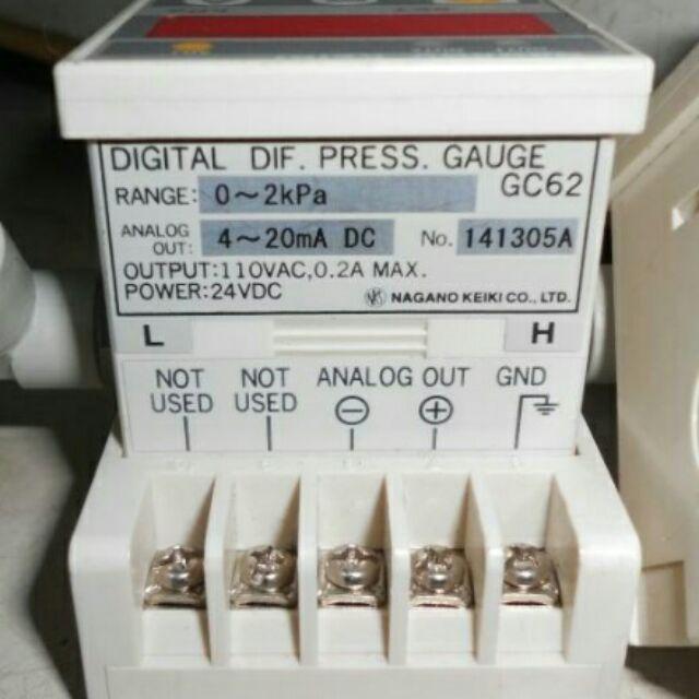🌞二手現貨保固 NAGANO KEIKI GC68 -1~2MPa 數位壓力計 GC62 0~500Pa 數位壓力表 | 蝦皮購物