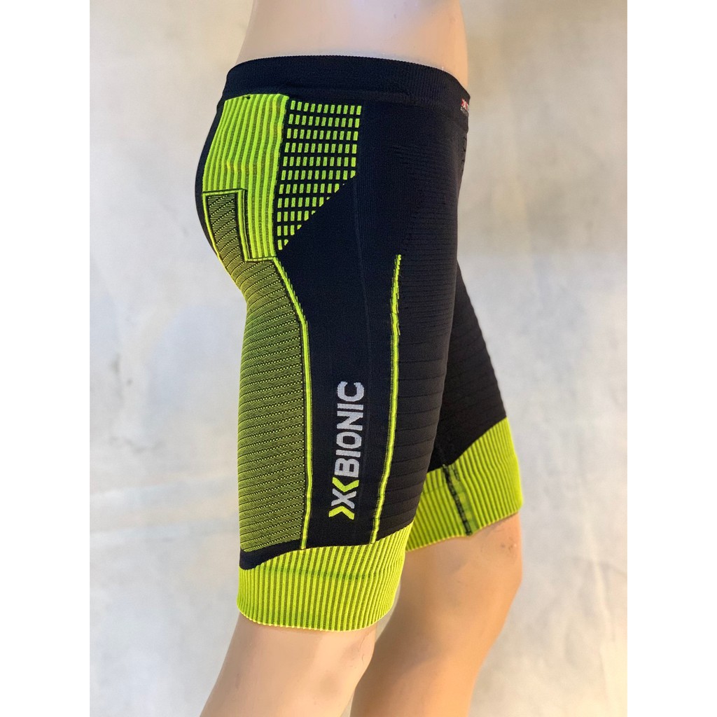 【精選特賣】X-BIONIC RUNNING POWER 機能短褲 黑綠色 跑步機能褲 | 蝦皮購物