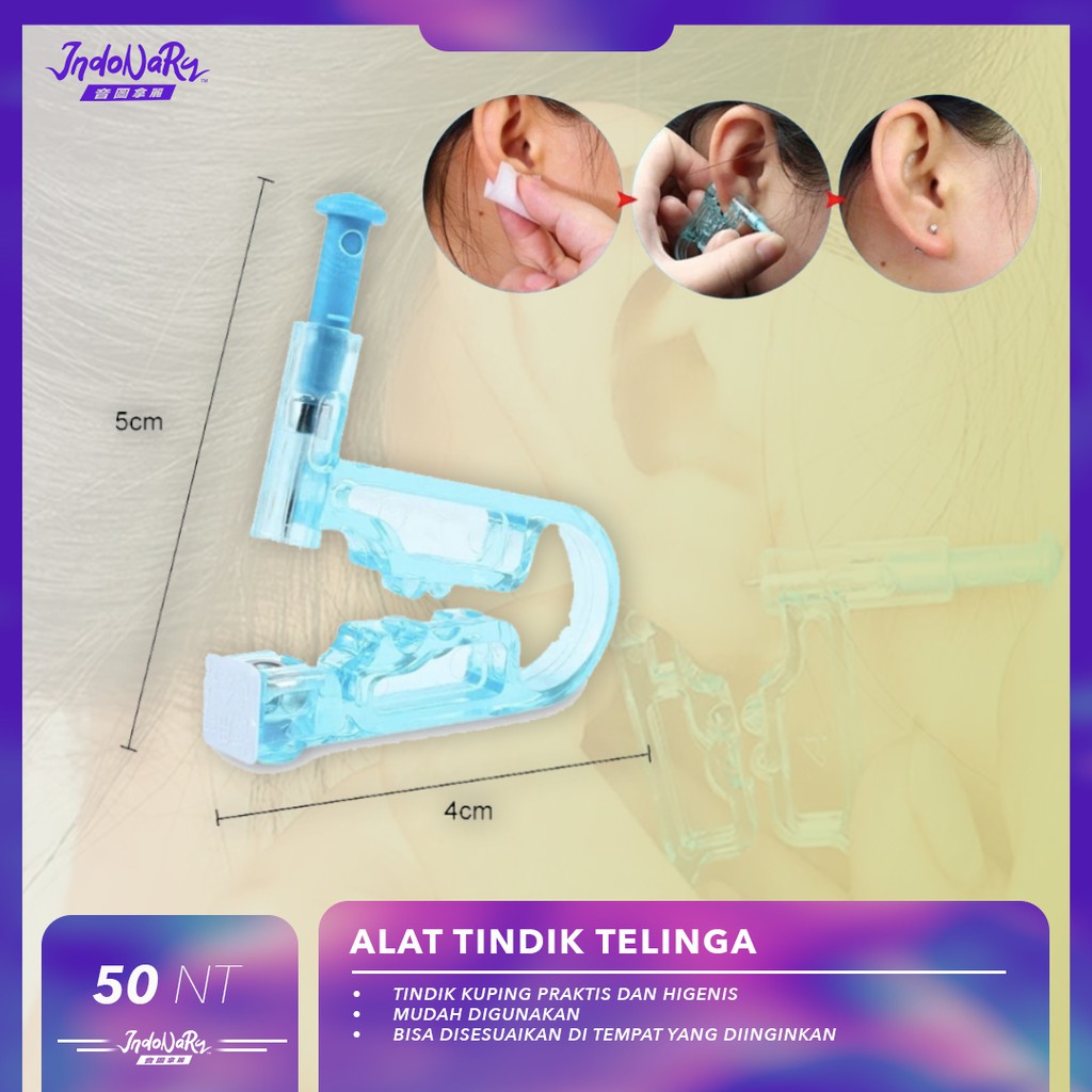 Alat Tindik Set Ear Piercing Hidung Telinga Sekali Pakai | 蝦皮購物