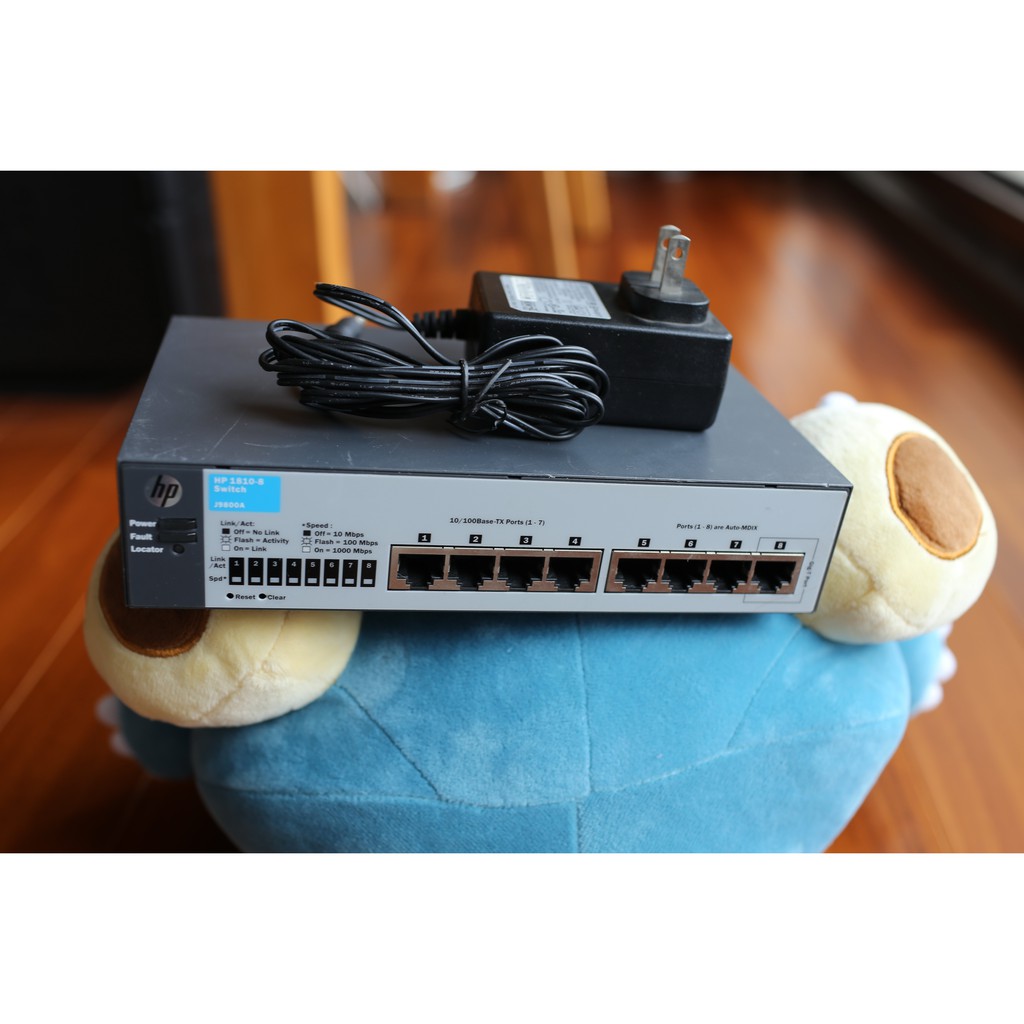 HP Procurve 1810-8G Switch Fast Ethernet J9800A 1410-8G 交換器 | 蝦皮購物