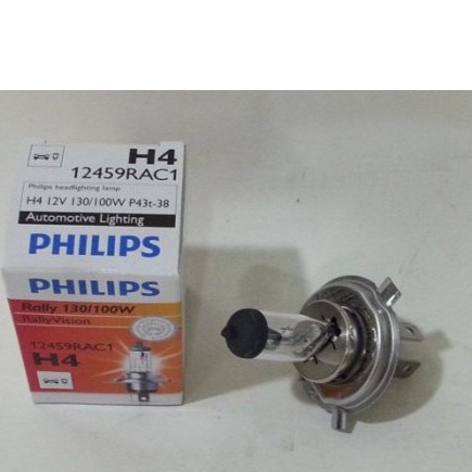 PHILIPS 飛利浦 RALLY 越野加強型 清光 H4 130/100W 近燈100W 遠燈130W | 蝦皮購物