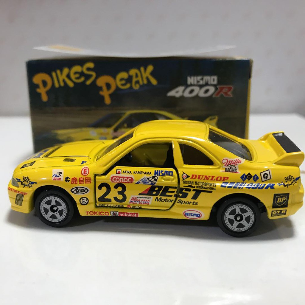 [全新稀有絕版老品] 1/64 Tomica R33 NISMO 400 R (含貼紙) | 蝦皮購物