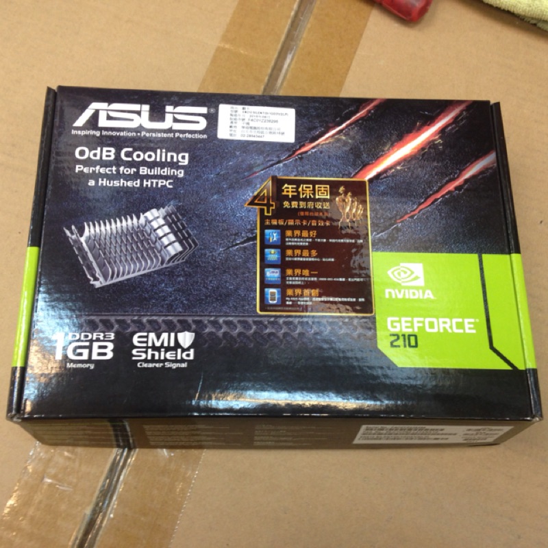 [顯示卡]ASUS 華碩 EN210 SILENT/DI/1GD3/V2(LP) NVIDIA GeForce 210 顯示卡 | 蝦皮購物