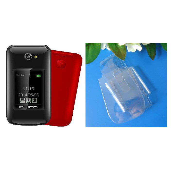 【台灣3C】全新 應宏 Inhon G106 老人機專用透明皮套 摺疊合身 防塵防污 免保護貼~優惠價149元 | 蝦皮購物