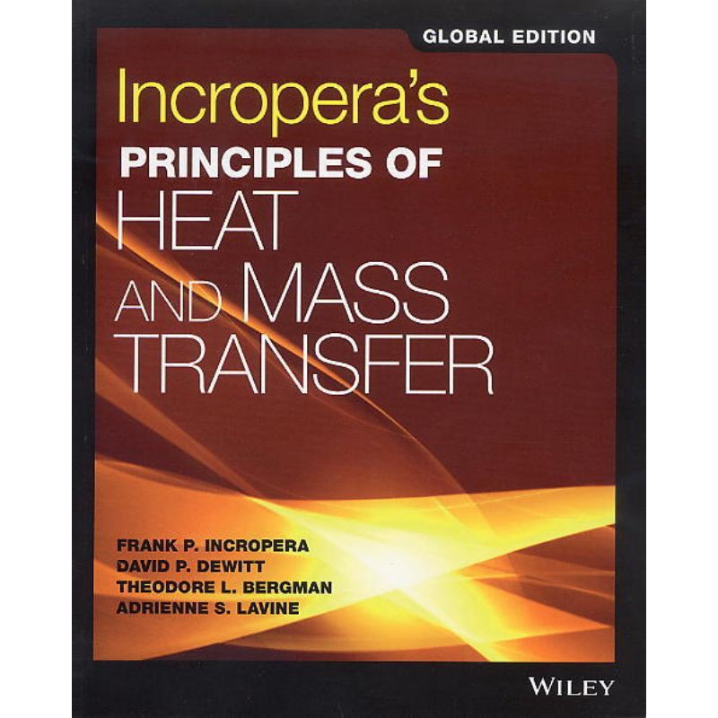 Incropera`s Principles of Heat & Mass Transfer 熱傳質傳 | 蝦皮購物