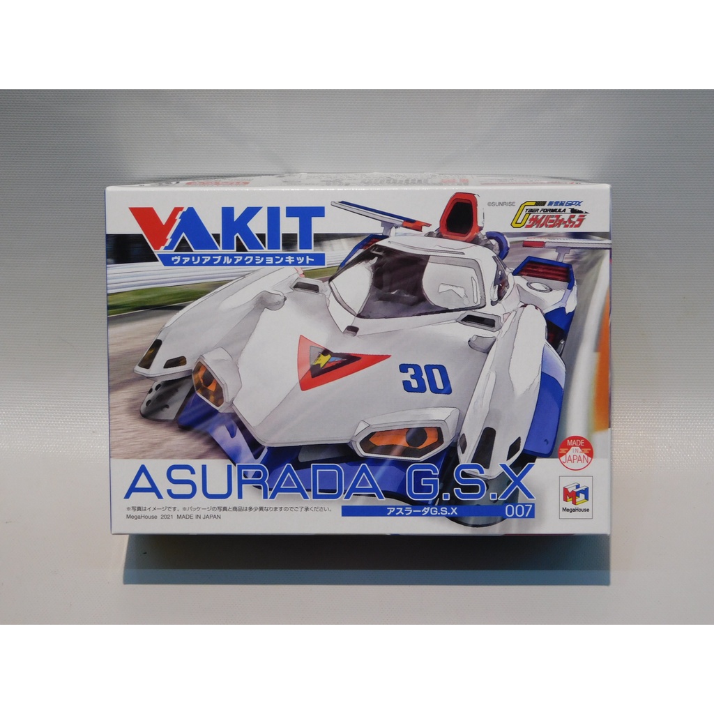 土城三隻米蟲 半組裝模型 Megahouse VA KIT 閃電霹靂車 阿斯拉 G.S.X 007 | 蝦皮購物