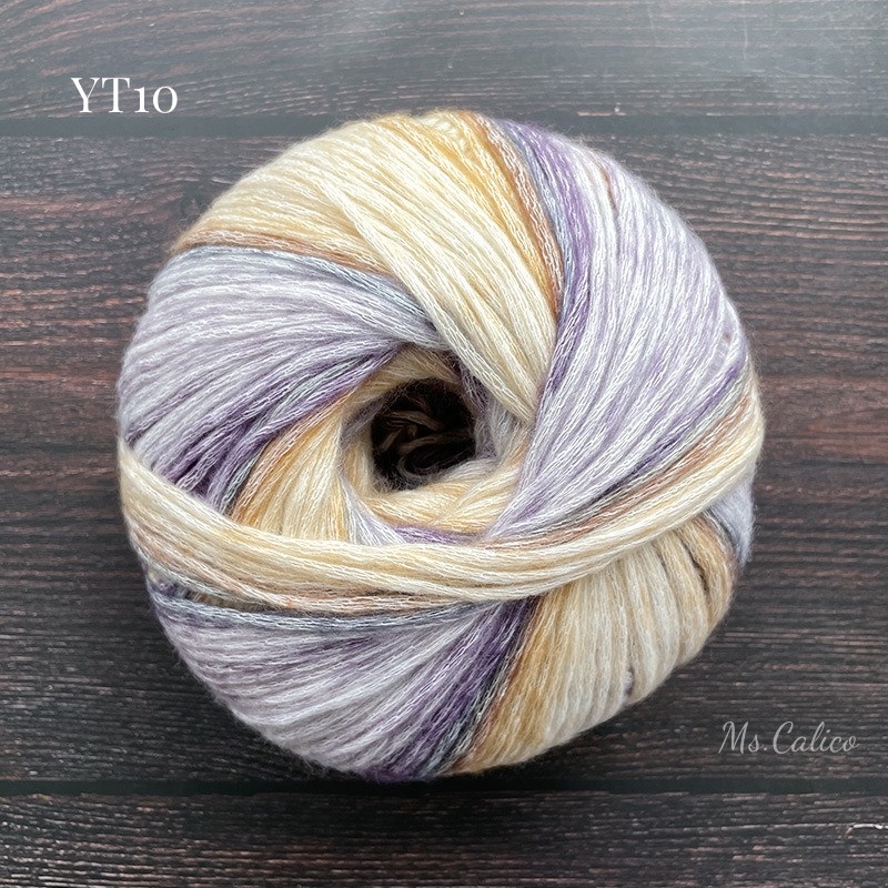 Calico yarn｜十刻雲團 現貨 毛線 織圍巾 編織 毛線編織 手工編織 織衣服 織帽子 段染毛線 diy | 蝦皮購物
