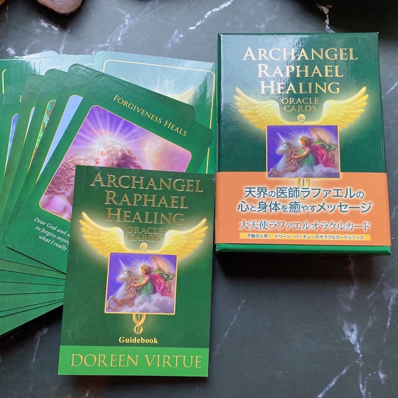 朵琳 正版日版 英文牌面 大天使拉斐爾療癒神諭卡 絕版Archangel Raphael Healing Oracle | 蝦皮購物