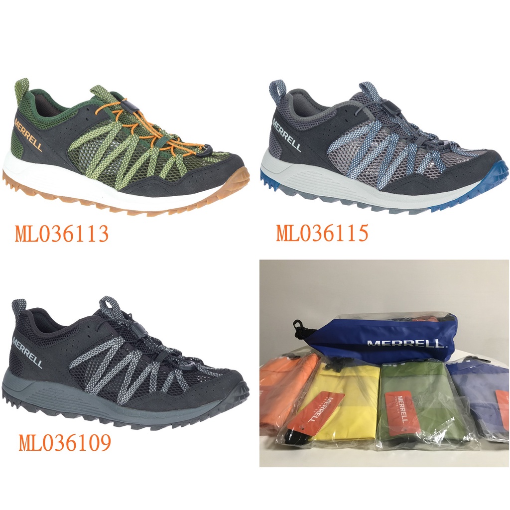 MERRELL WILDWOOD AEROSPORT 男水陸兩棲戶外休閒鞋 送防水包 | 蝦皮購物