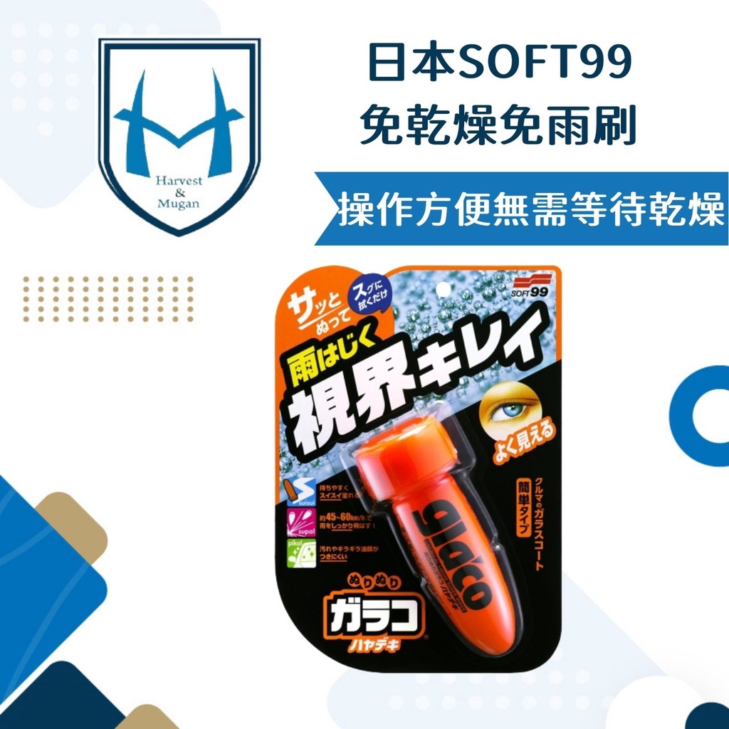 日本SOFT99 免乾燥免雨刷撥水劑 撥水劑 潑水劑雨天玻璃救星 免乾燥 免雨刷 撥水劑 撥雨劑 撥水鍍膜 視線清晰 | 蝦皮購物