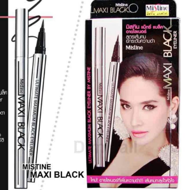 泰國代購 Mistine眼線液-MAXI Black魅力四射全效眼線液筆 | 蝦皮購物