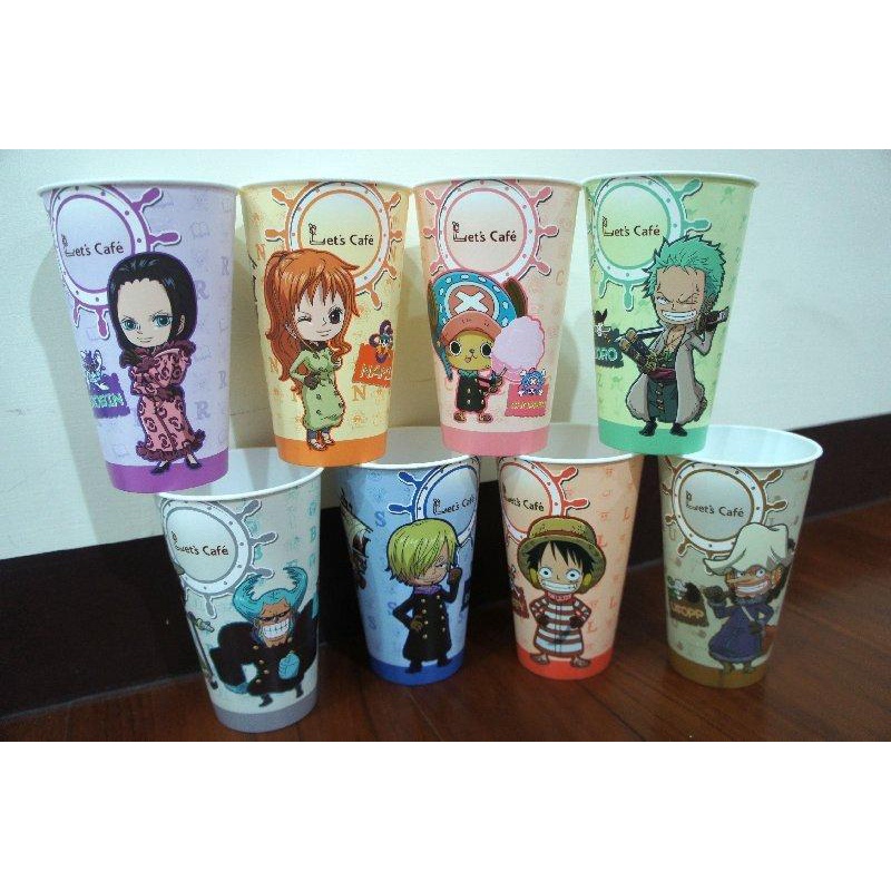 [水杯瓶] 全家 Let’s Caf 航海王限量冰杯 全套8款 水杯 海賊王 魯夫 索隆 娜美 騙人布 喬巴 | 蝦皮購物