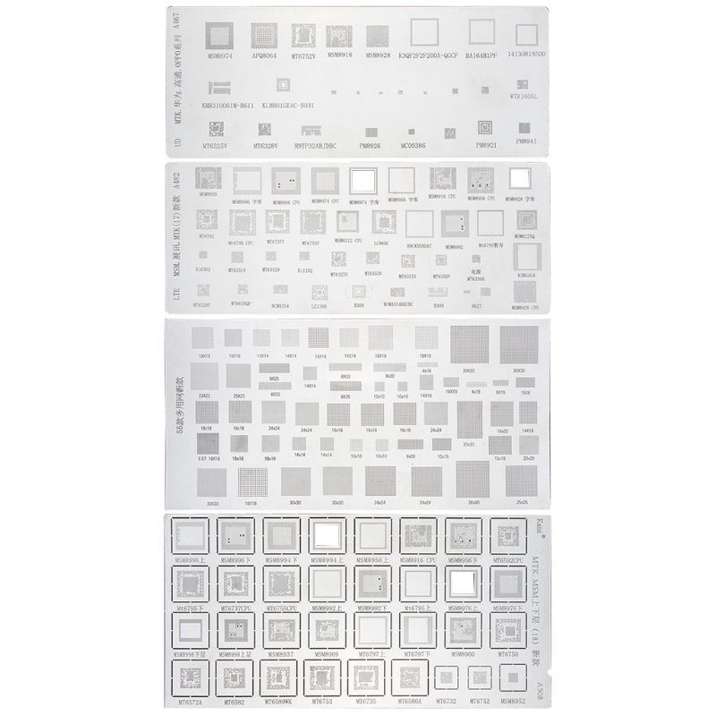 宏達電 Moon4 4 件通用 Bga 模板適用於 Mtk 適用於 Htc 適用於 Android 焊接板電腦維修多功能 蝦皮購物 4620
