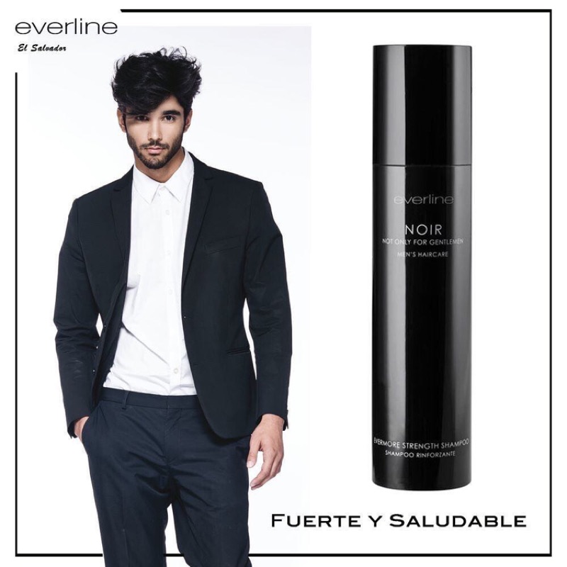 Everline專業髮品｜酷黑男士洗髮精｜義大利進口髮品｜200ml | 蝦皮購物