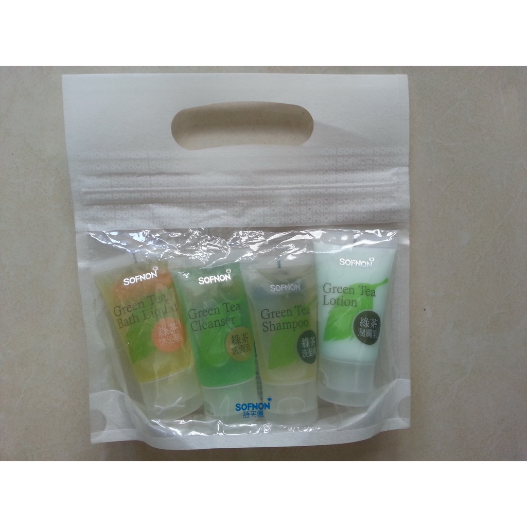 詩芙儂SOFNON 綠茶 沐浴乳 洗面乳 洗髮精 潤膚乳 旅行組(各30g) | 蝦皮購物