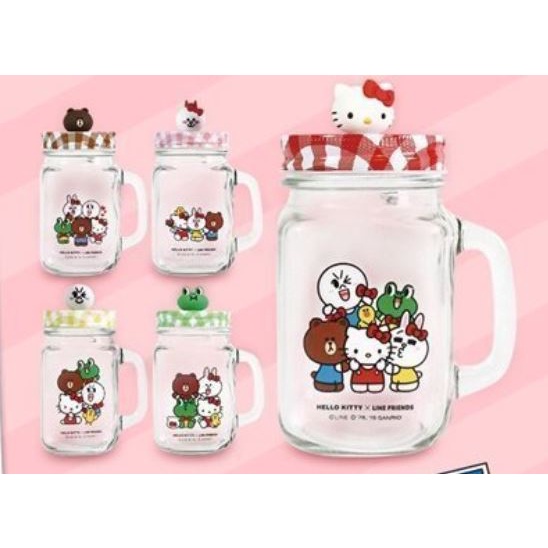 #超集好朋友 Hello Kitty X LINE FRIENDS 【一起嘗鮮罐】熊大款 | 蝦皮購物