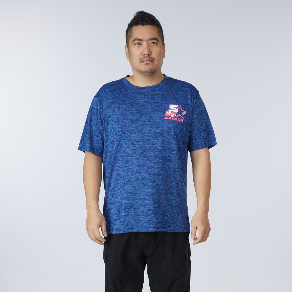 神德SIND/BearNation 男生大小尺碼UA紗運動排汗印花T恤- 寶藍[M22647] | 蝦皮購物