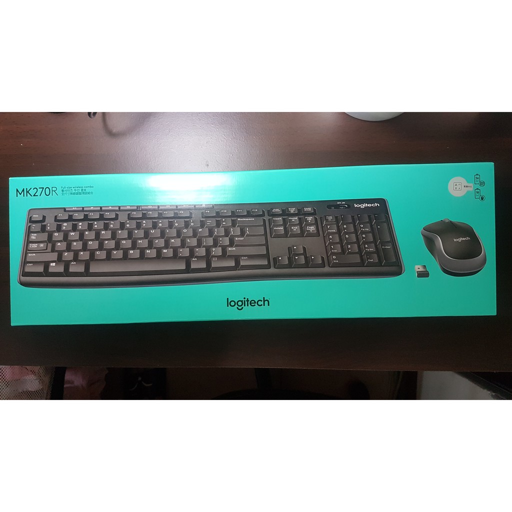 Logitech 羅技 MK270R 無線鍵盤滑鼠組 | 蝦皮購物