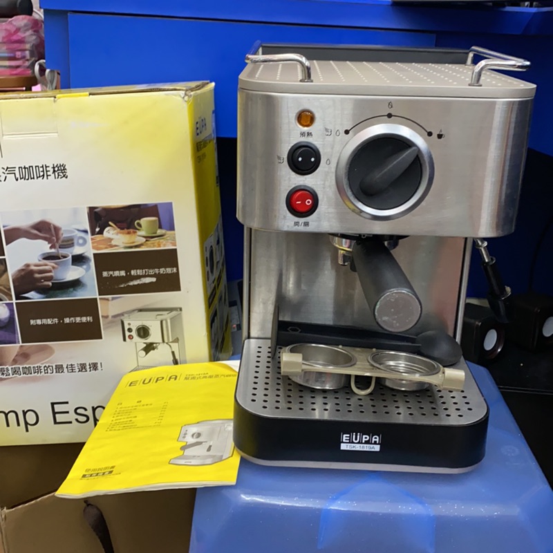 EUPA優柏 幫浦式高壓蒸汽咖啡機(TSK-1819A) | 蝦皮購物