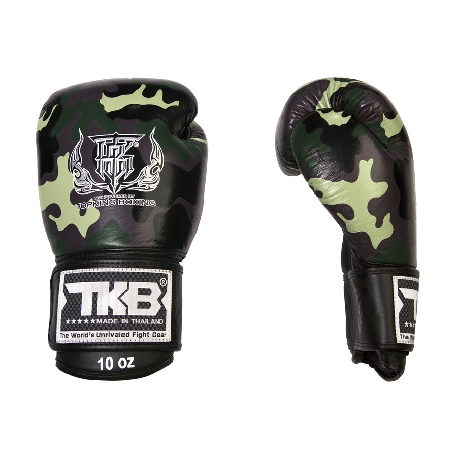 【TMMA】TOP KING 真皮拳套 拳套 拳擊 泰拳 MMA 迷彩系列 - 綠 - TK BG CM GR | 蝦皮購物