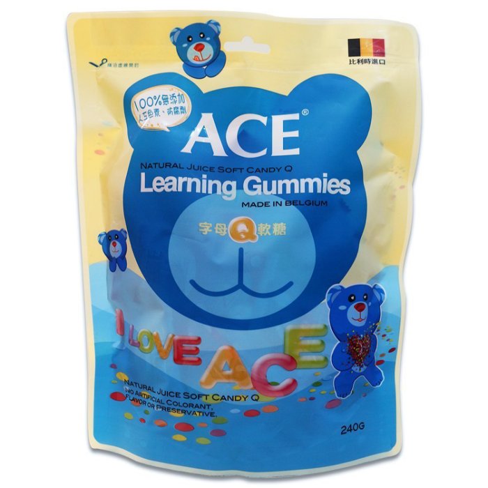 ACE字母Q軟糖量販包240g/包 2026/01公司貨 | 蝦皮購物