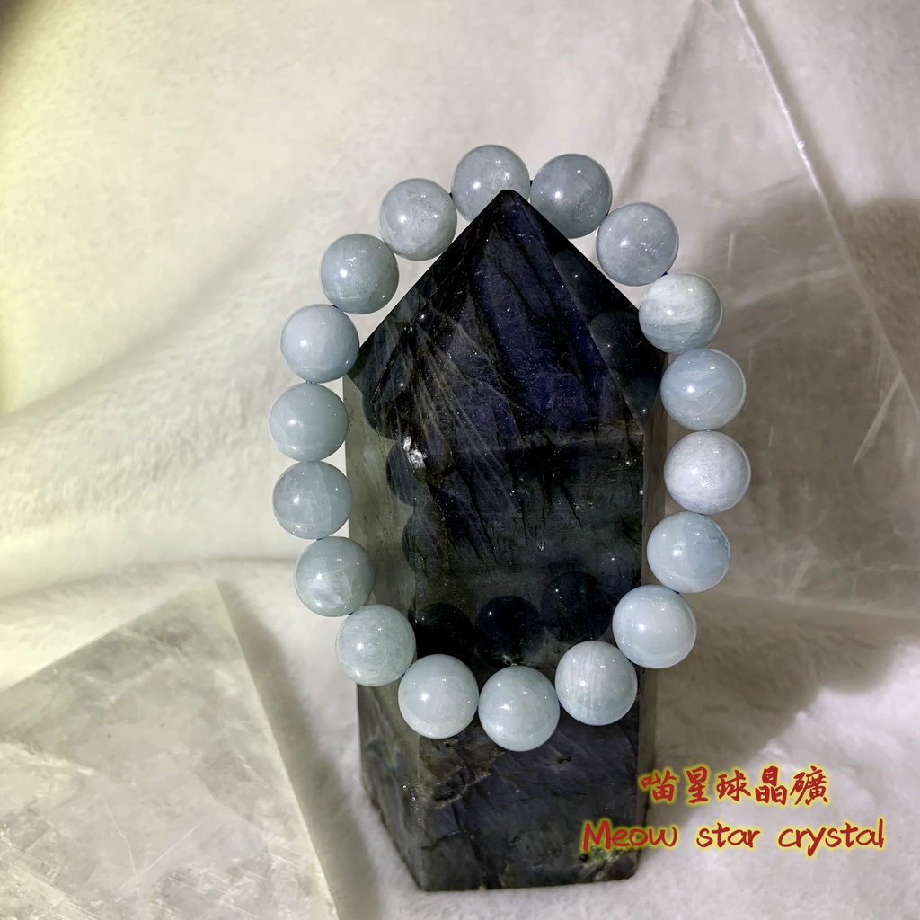 喵星球晶礦•Meow Star Crystal 】 海藍寶｜福神石｜水晶｜Aquamarine｜天然｜一物一拍 | 蝦皮購物