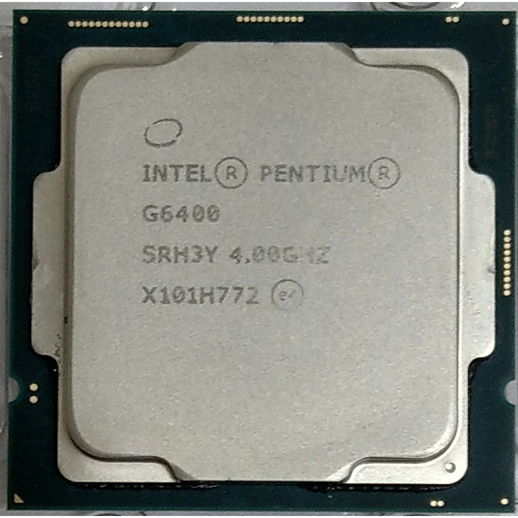 Intel 十代 Pentium G6400 G6405 CPU (1200 腳位) 附風扇 | 蝦皮購物
