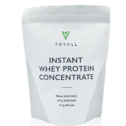 【台灣Tryall】無添加濃縮乳清蛋白 (MSG分裝) (1kg/袋) | 蝦皮購物