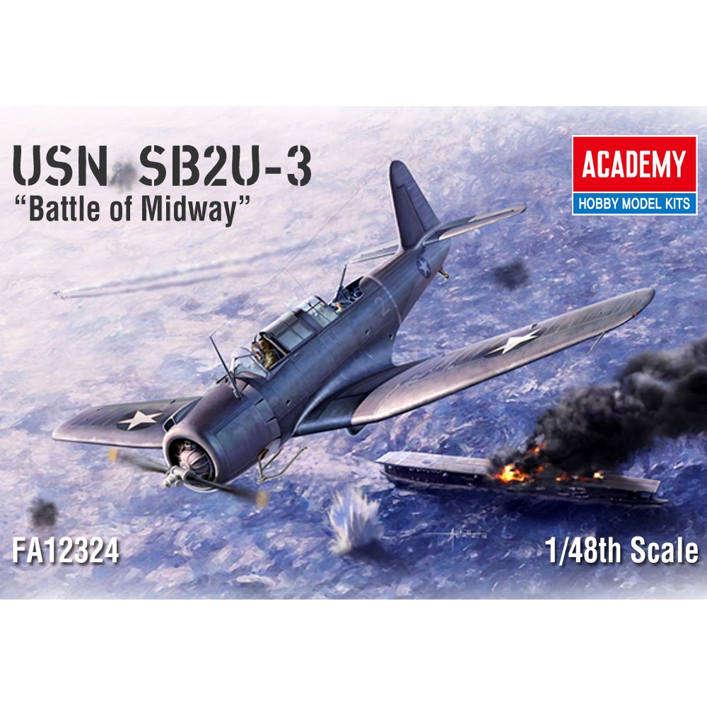 ACADEMY 愛德美 1/48 USN SB2U-3 "Battle of Midway" 俯衝轟炸機 中途島海戰版 | 蝦皮購物