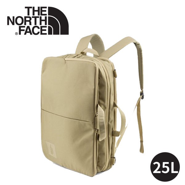 【The North Face SHUTTLE 3WAY輕量抗撕裂後背包25L《卡其》】2XXP/電腦包/書包/悠遊山水 | 蝦皮購物