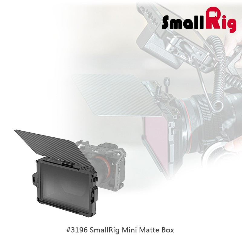 三重☆大人氣☆ SmallRig 3196 Mini Matte Box 迷你 輕量 碳纖維 遮光罩 遮光斗 遮陽罩 | 蝦皮購物
