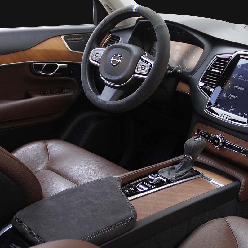 VOLVO 改裝 方向盤套 Alcantara翻毛皮 XC60 S90 XC90 S60 V60 V90CC | 蝦皮購物
