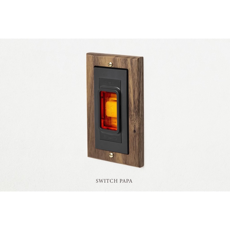開關拔拔switchpapa工業風 北歐風 無印風 黑胡桃木Glatima WTGF4510H緊急壓扣 | 蝦皮購物