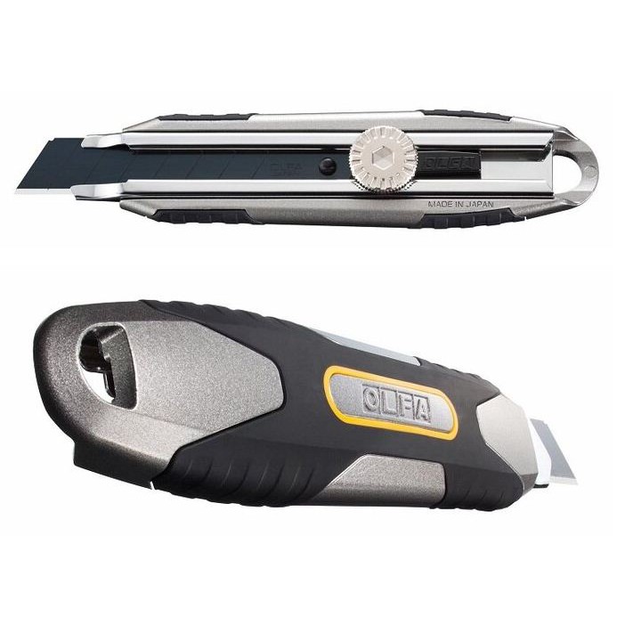 SOFIAの樂園 日本OLFA MXP-L 壓鑄 鋁合金 大型美工刀 金屬刀 （螺絲鎖定 WHEEL LOCK） | 蝦皮購物