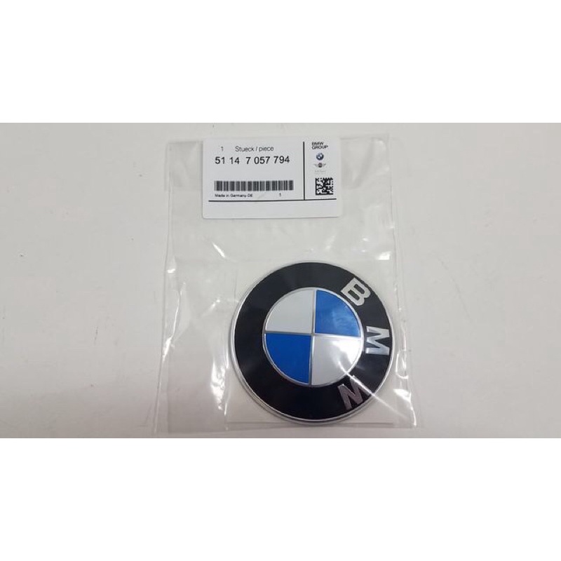 (B&M精品）現貨全新BMW德訂進口正原廠圓型標誌 前標 引擎蓋標誌 廠徽E87 F07 F10 F11 F12 F13 | 蝦皮購物